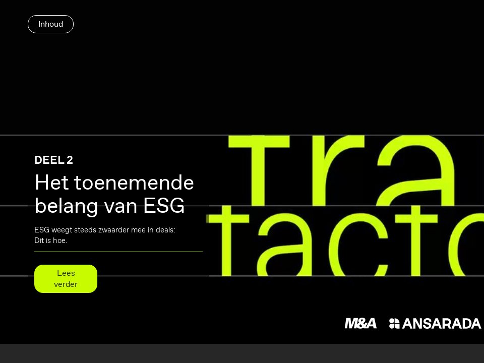 ESG weegt steeds zwaarder mee deel II - Trendonderzoek 2023/2024