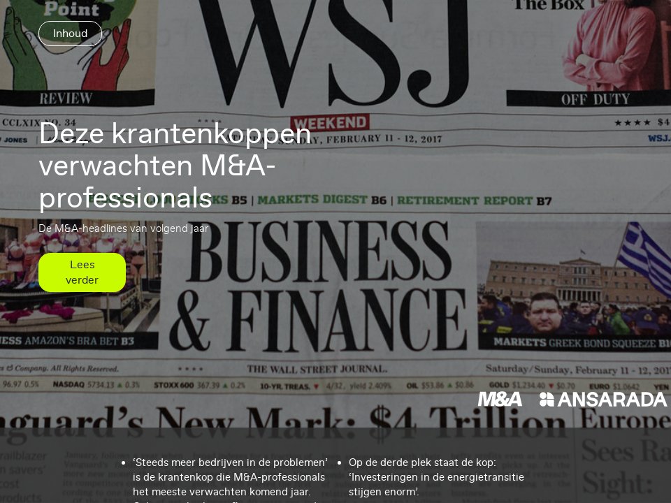 Krantenkoppen - Trendonderzoek 2024